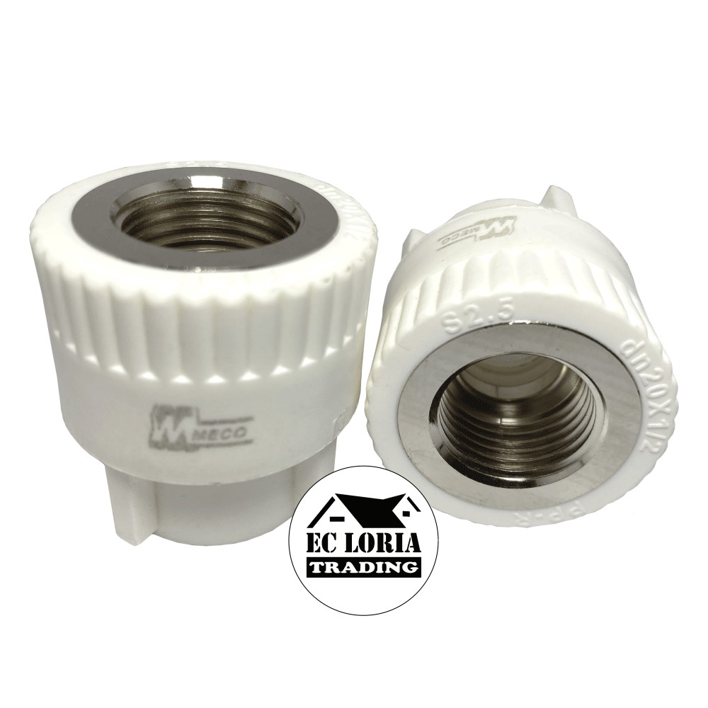 Meco PPR Straight Coupling Female Adapter / Adaptor 1/2" | Shopee Malaysia