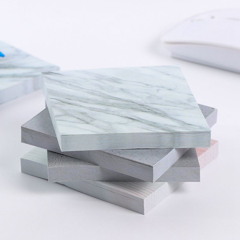 Office Stationery note Sticker Marble Texture Message Sticky Sticker 7. ...
