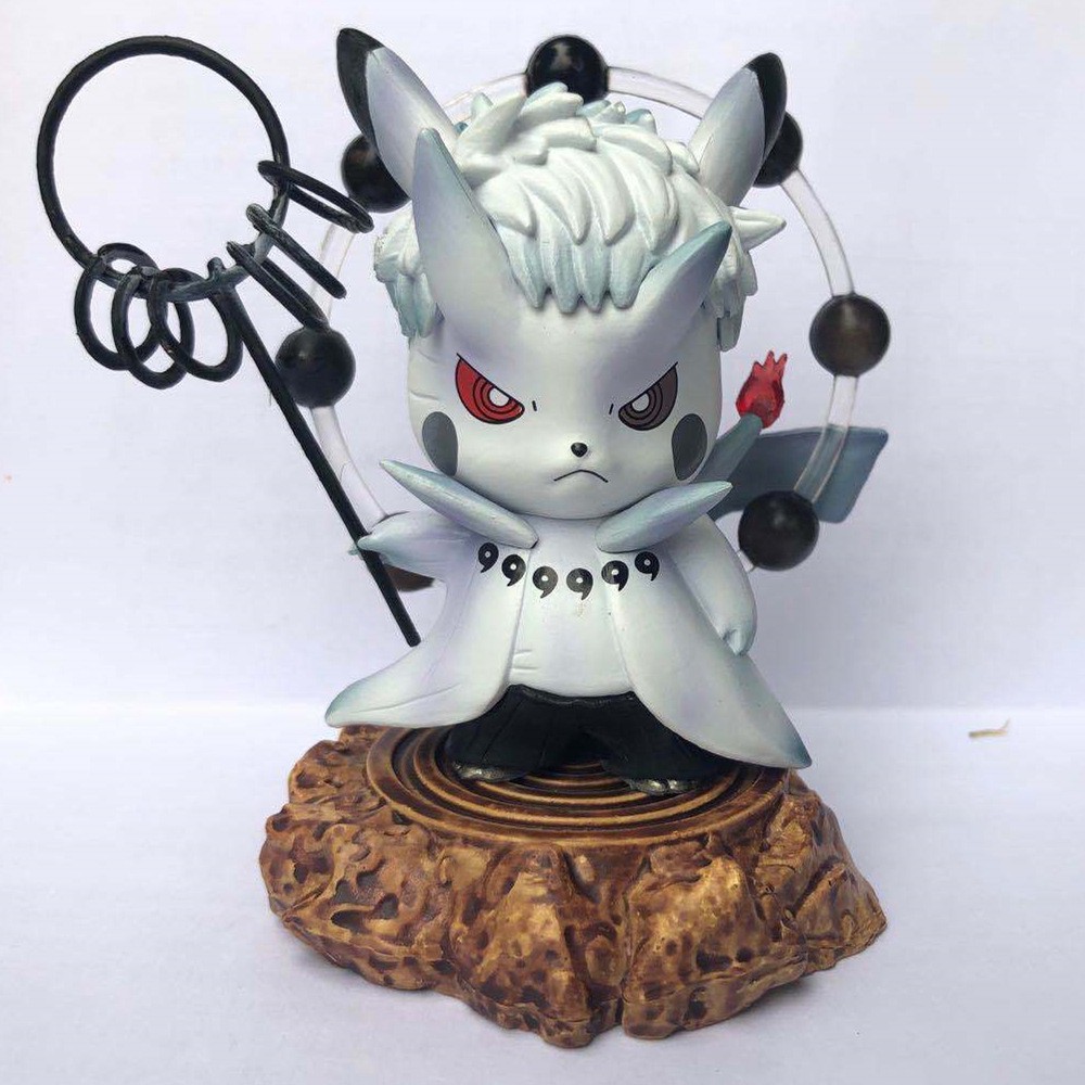 Q PikachuXNaruto GK Series Uchiha Obito Pikachu Cosplay 火影忍者 皮卡丘 六道带土 ...