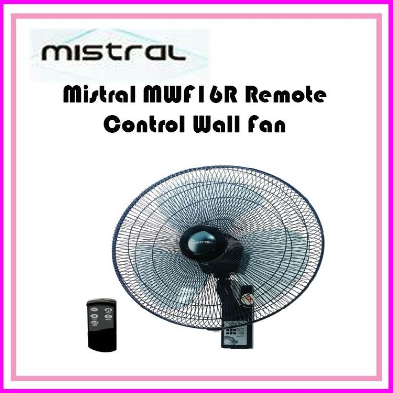 Wall Fan 16" with Remote Control (Made in Malaysia) | Shopee Malaysia