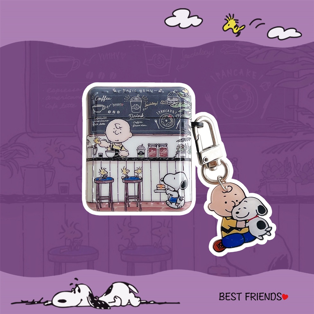 Airpod case 3 Snoopy Fashion Material IMD pro4 1 gen2 soft | Shopee ...