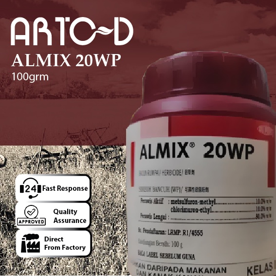 100GM Almix 20WP Dupont racun rumpai karpet / rumput carpet grass ...