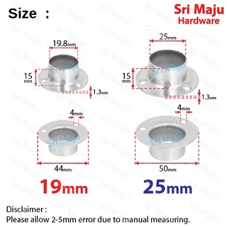 MAJU PH-SSFR France Pipe Holder Bracket for Closet Wardrobe Cloth ...