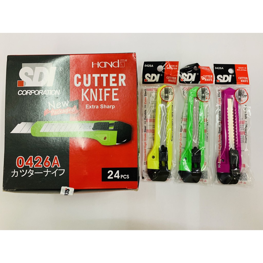 ORIGINAL SDI BIG CUTTER KNIFE 0426A (PRICE PER UNIT) | Shopee Malaysia