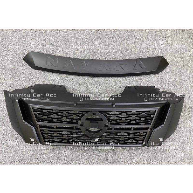 Nissan Navara Np300 2015-2020 Front Grill With Front Bonnet Trim ...