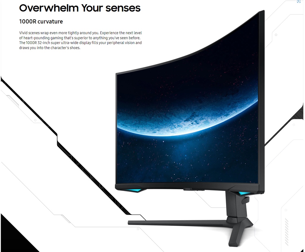 (AONE PLUS SS2) Samsung 32" Odyssey Neo G7 – G75 Gaming Monitor 165HZ ...