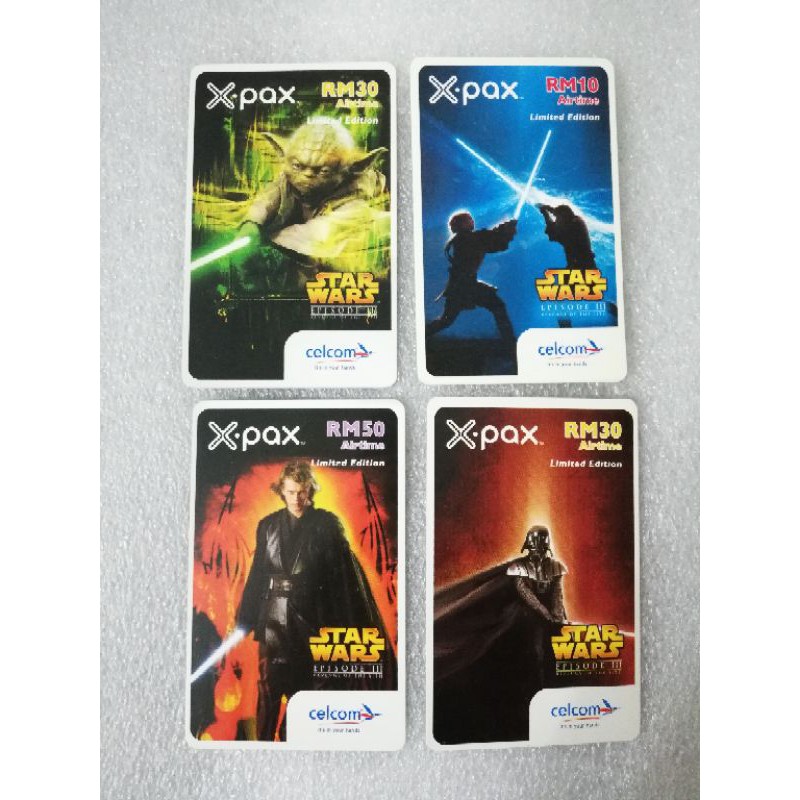 [Limited Edition] Celcom Star Wars III Phone Card (Used) | Shopee Malaysia