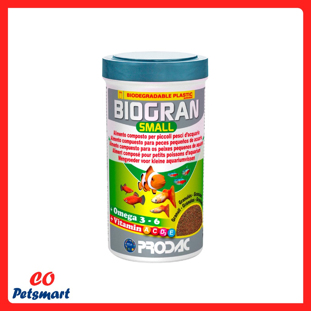 Prodac Biogran Small Fish Food 100ml (45 gram) | Shopee Malaysia