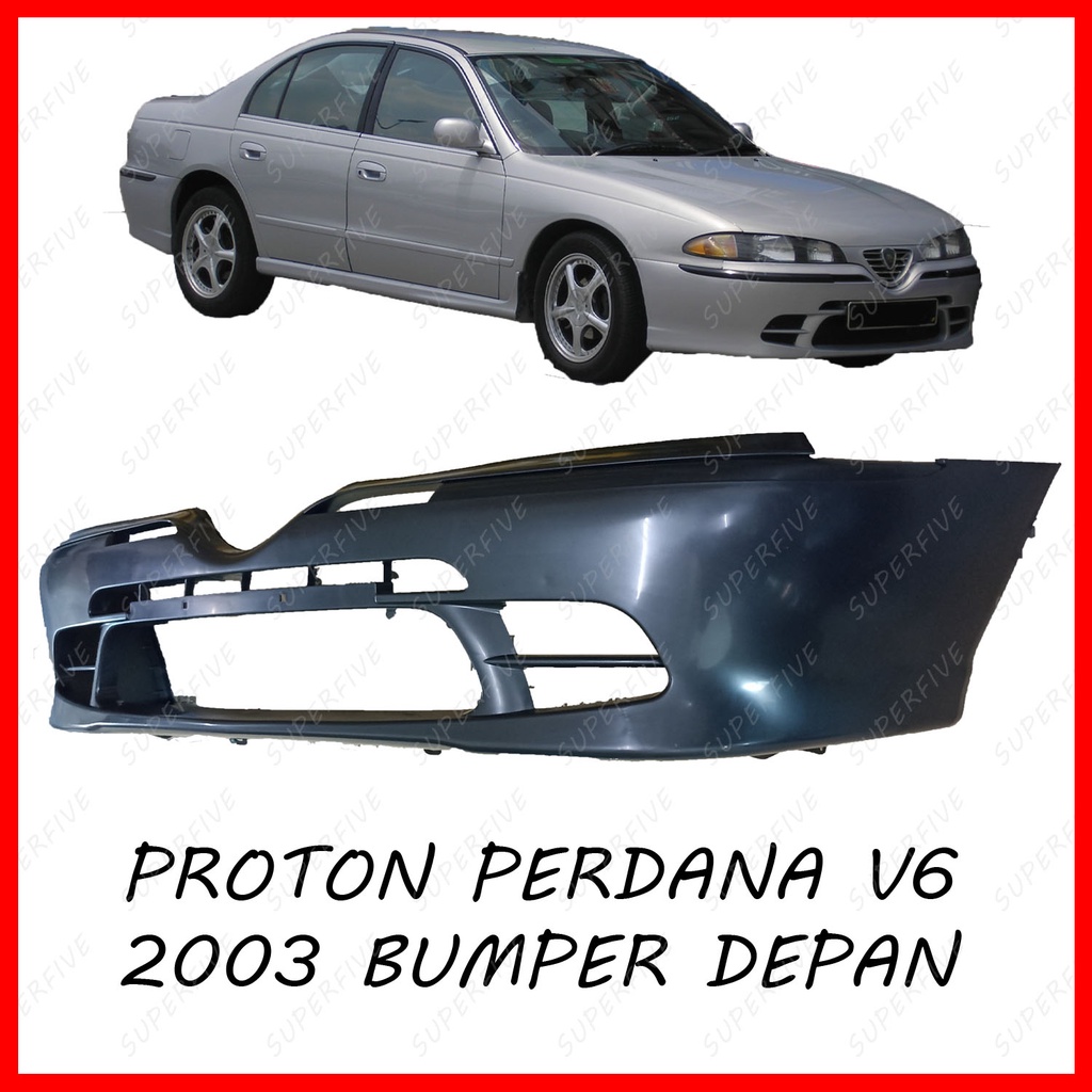 PROTON PERDANA ALPA V6 2003 FRONT BUMPER / BUMPER DEPAN | Shopee Malaysia