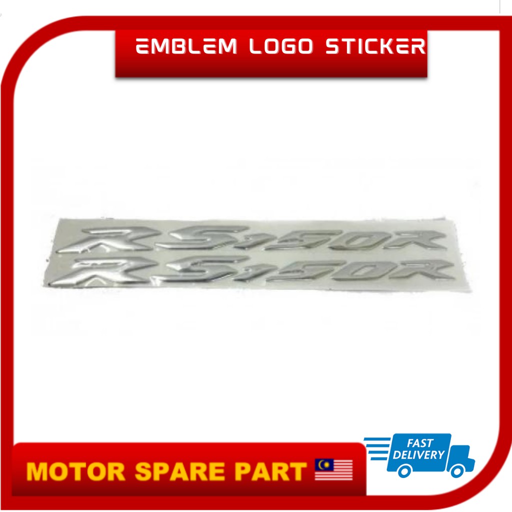 HONDA RS150 RS-150 RS 150 RS150R EMBLEM LOGO STICKER BODY SET LOGO ...