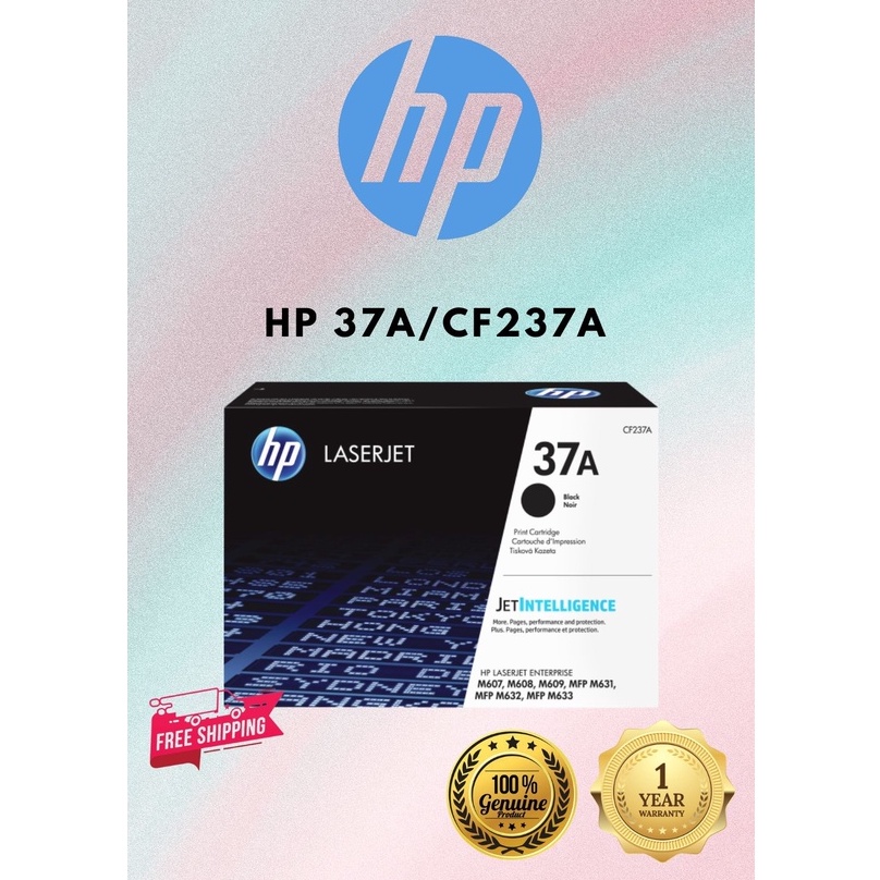 HP 37A / CF237A ORIGINAL BLACK LASERJET TONER CARTRIDGE | Shopee Malaysia