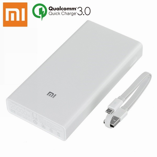 Xiaomi Mi 2C Dual USB 2 Output 20000mAh Quick Charger 3.0 Xiaomi Power ...