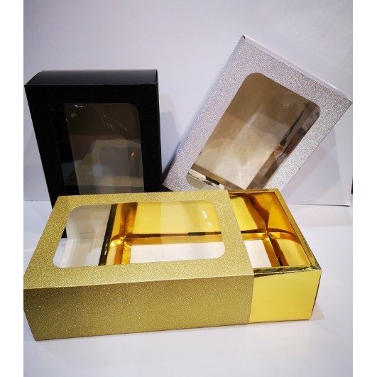 Transparent Cake Box/Gift Box 30x20x10cm | Shopee Malaysia
