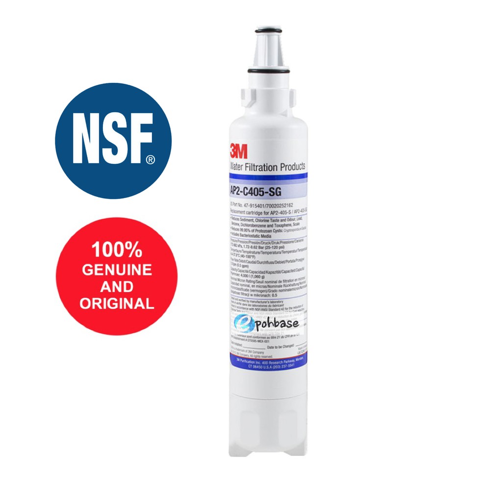 Original 3M AP2C405 REPLACEMENT CARTRIDGE HCD02 HCD-2 AP2-C405-SG WATER ...