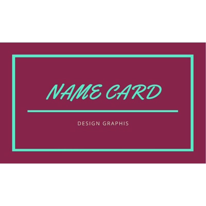 Sample Name Card (booked) | Shopee Malaysia