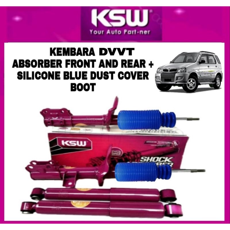 CS KSW PERODUA KEMBARA DVVT SHOCK ABSORBER FRONT AND REAR GAS KSW HEAVY ...