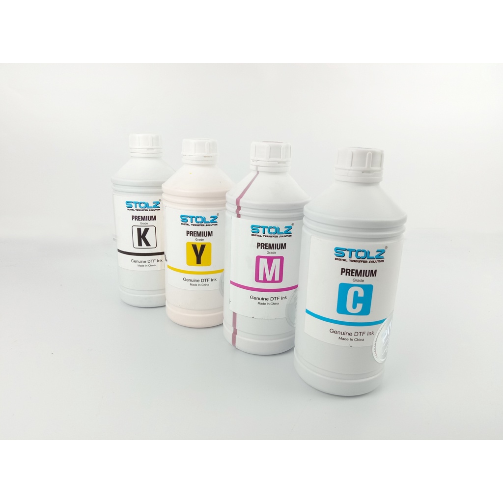 DTF ink CMYKW DTF textile ink DTF trasnfer ink 1ltr/btl | Shopee Malaysia