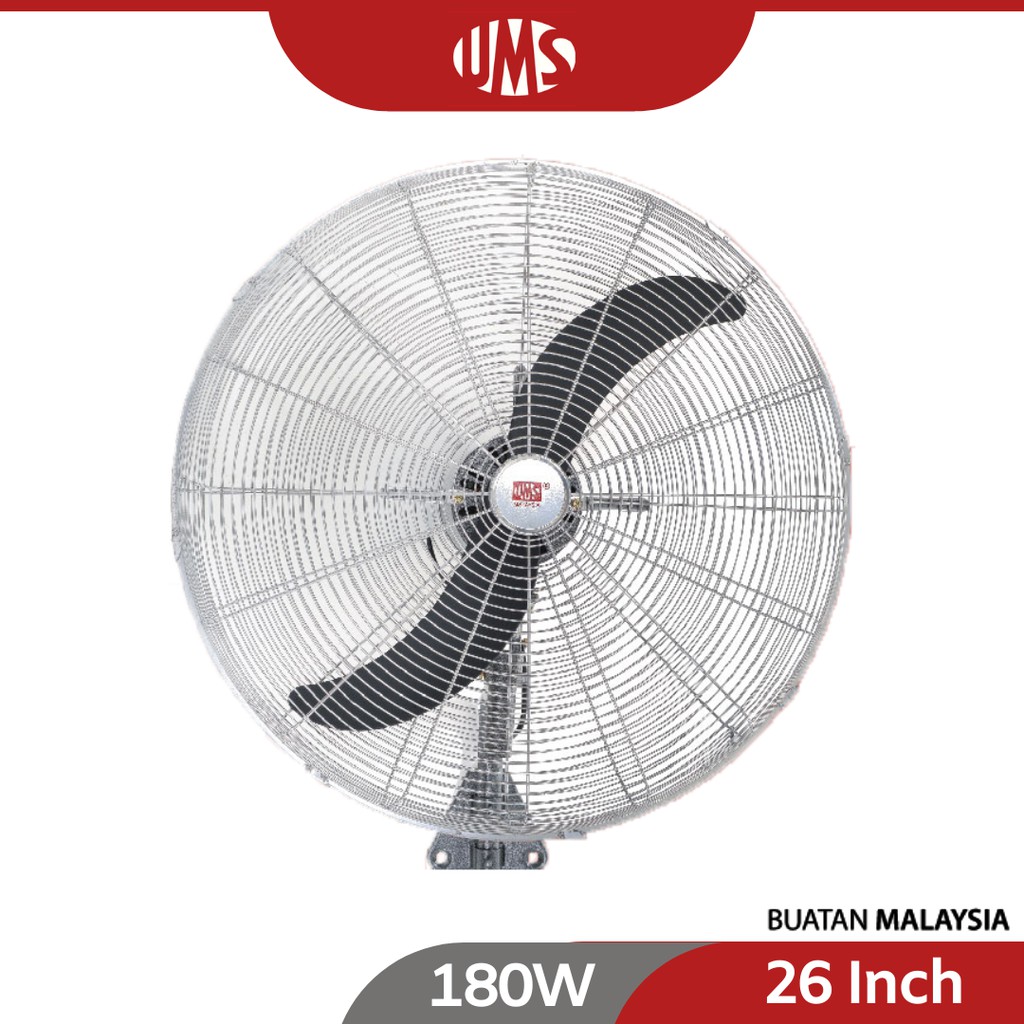 UMS 26 Inch Powerful Heavy Duty Industrial Wall Fan (26" ) Kipas ...