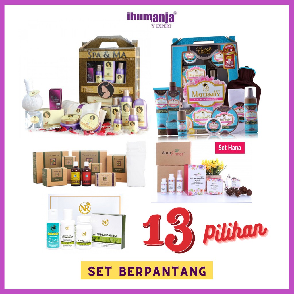 IBUMANJA Set Berpantang Ibu Bersalin Nona Roguy Sari Ayu V'Asia Mustika ...