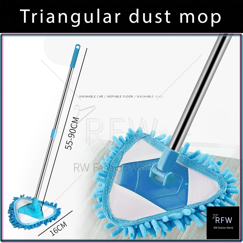 Retractable Triangle Mop / Mop Segi Tiga Boleh Laras | Shopee Malaysia