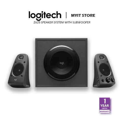 Logitech Z625 Speaker System with Subwoofer and Optical Input (980-001297) 【1 Years Warranty by ...