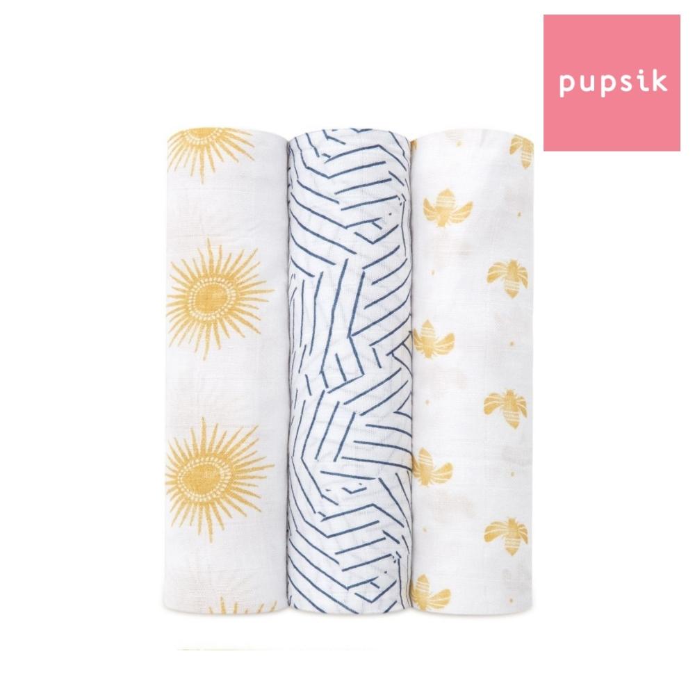 Aden Anais Silky Soft Bamboo Swaddle (47 x 47 in), 3pk (10 Designs ...