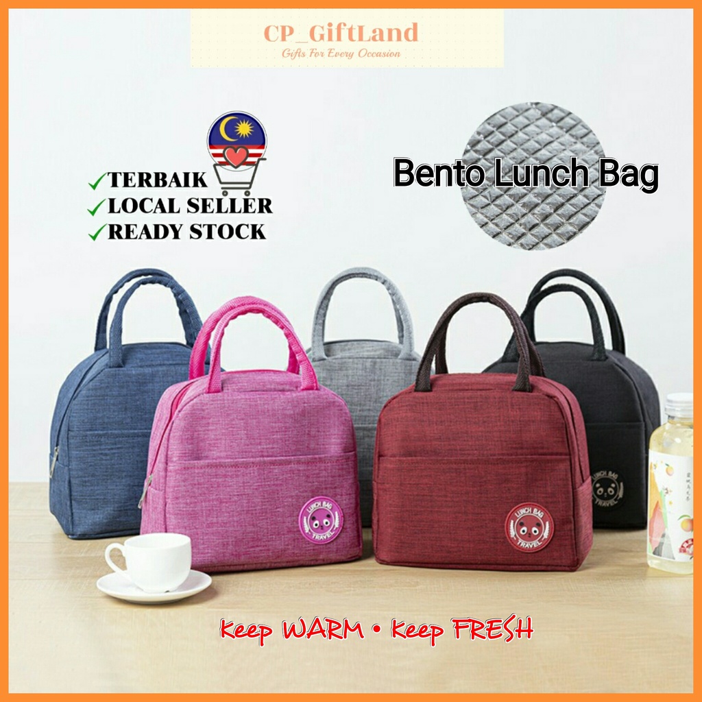 Lunch Box Bag Insulated Lunch Bag Thermal Bag Portable Keep Warm/Cold Beg Tupperware Beg Bekal ...
