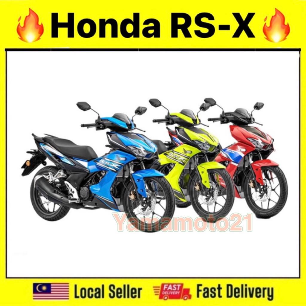 RS-X RSX150 BODY COVER SET 100% HLD RSX 150 BODYSET COVERSET RED BLUE ...