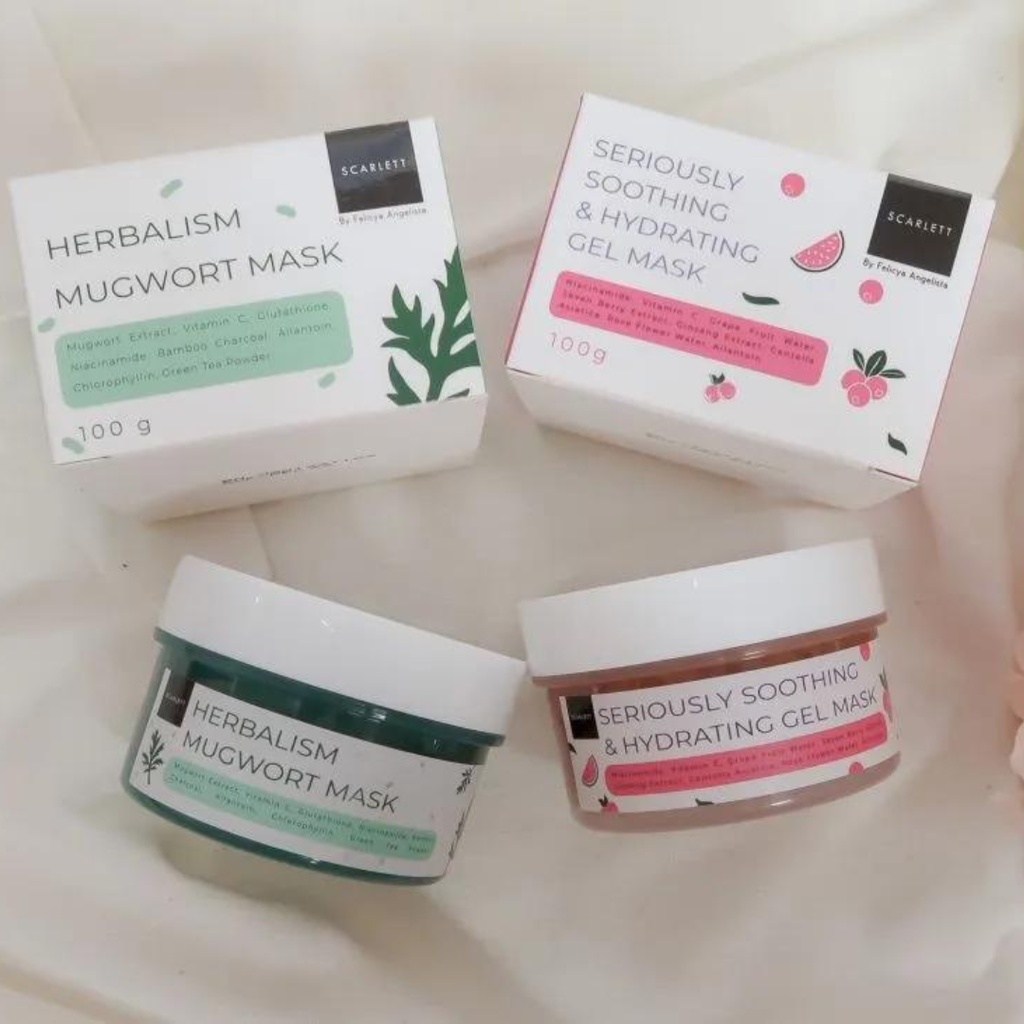 Scarlett Whitening Herbalism Mugwort Mask | Scarlet Whitening Seriously ...