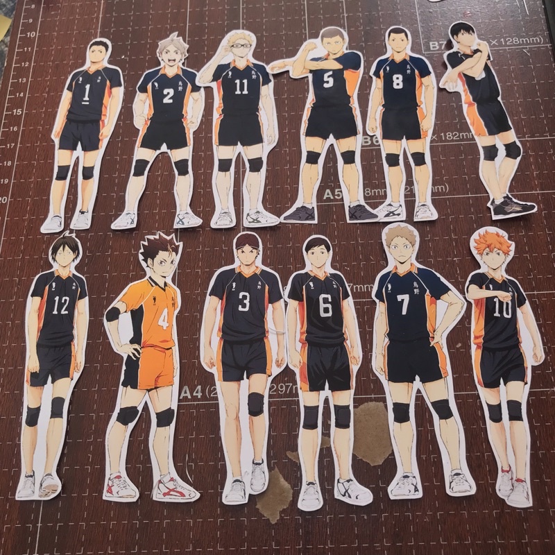 Haikyuu Karasuno Team Full Body Sticker Pack | Shopee Malaysia