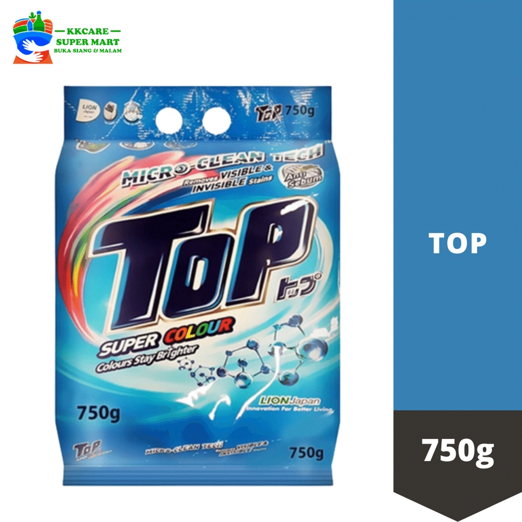 Top - Detergent Powder Super Colour 750g | Shopee Malaysia
