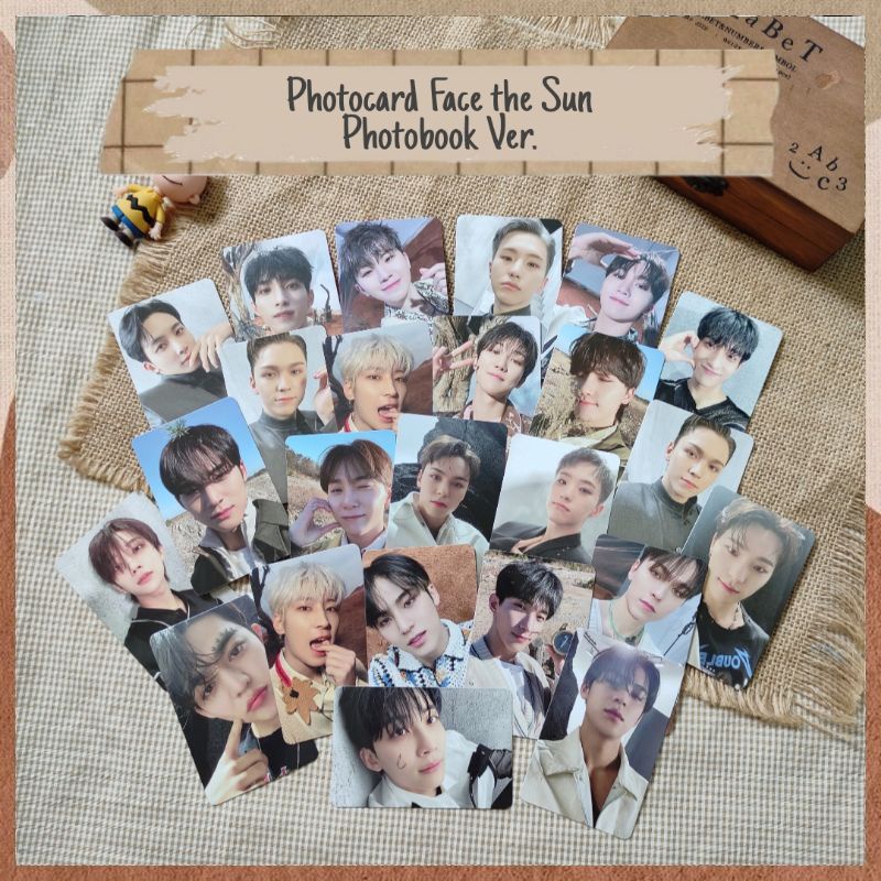 Ready] SEVENTEEN - FACE THE SUN PHOTOCARD | Photobook VER. | Official | Shopee Malaysia