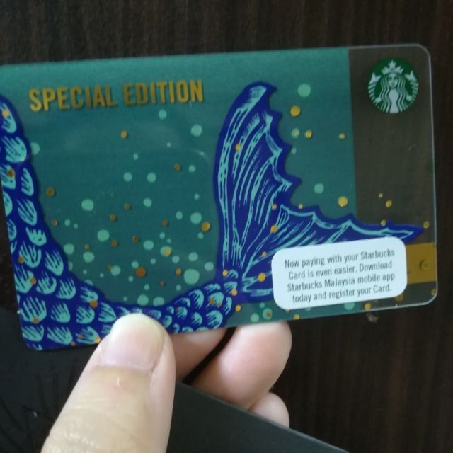 Starbucks limited siren card | Shopee Malaysia
