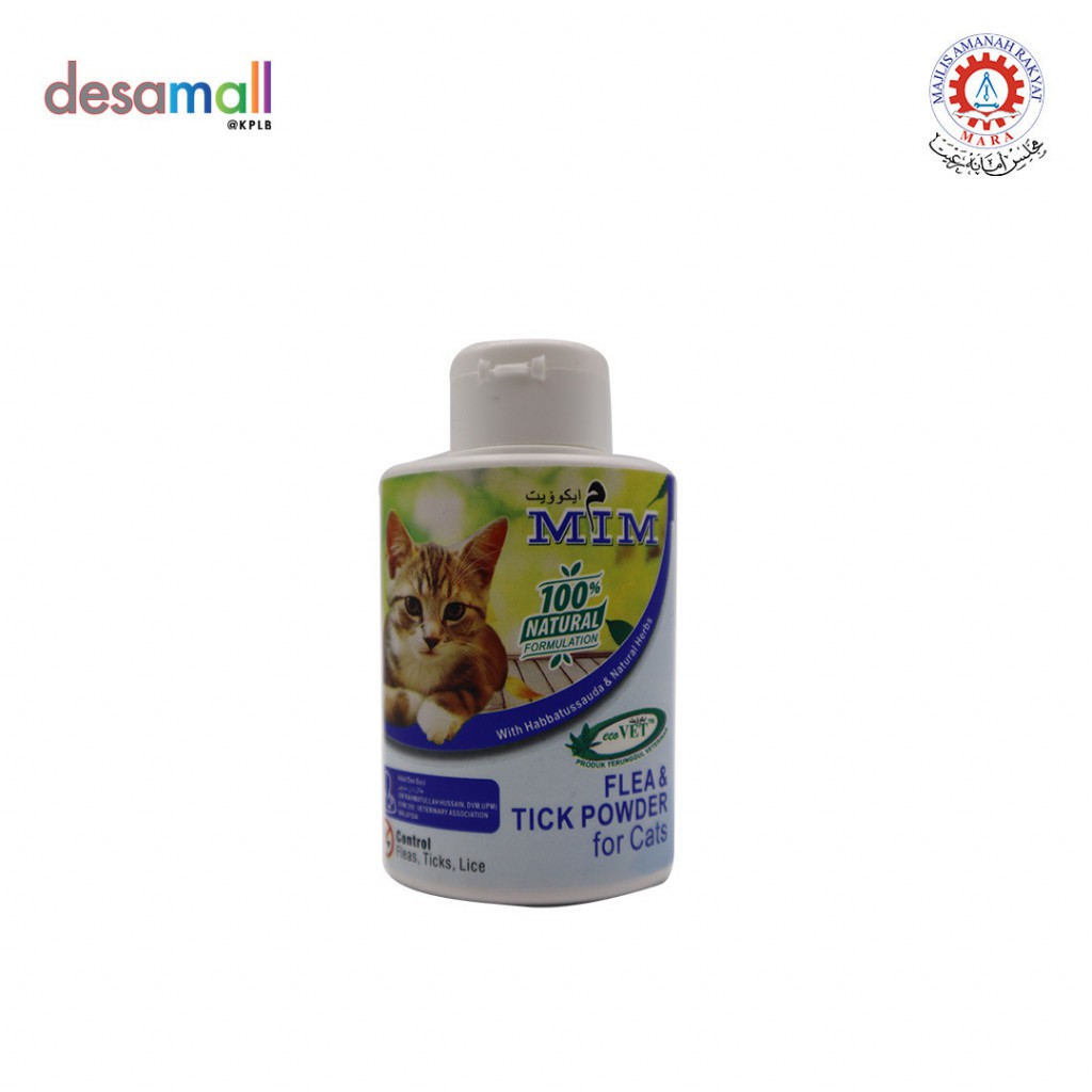 ECO VET Flea & Tick Powder for Cats (70g) | Shopee Malaysia