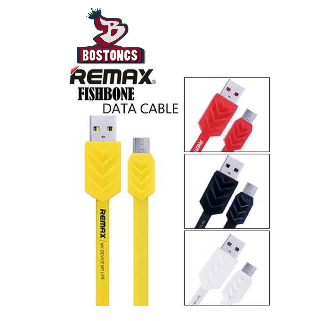 Remax - FishBone Data Cable Micro 1000mm | Shopee Malaysia