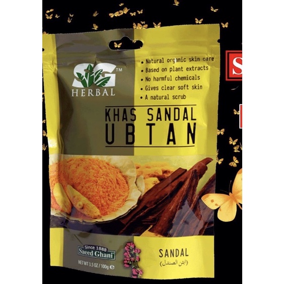 Original Saeed Ghani Special Herbal Ubtan 100gms | Shopee Malaysia