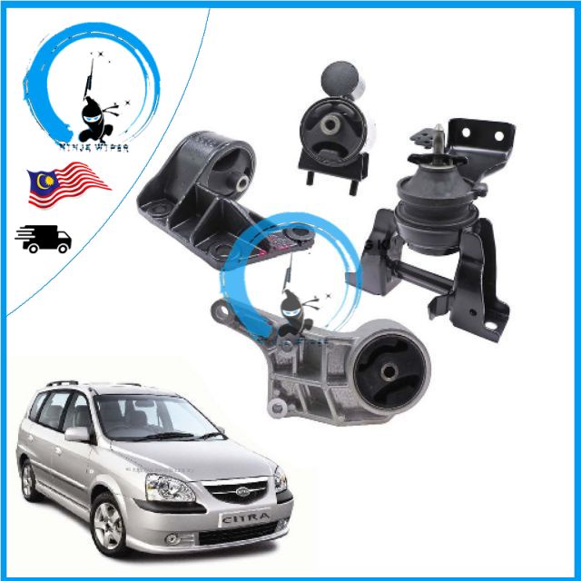 NJW 1YEAR WARRANTY KOREAN QUALITY NAZA CITRA ENGINE MOUNTING SET CARENS ...