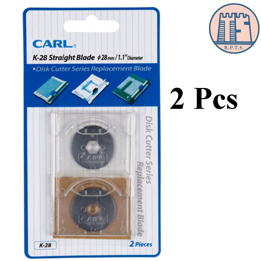 CARL Cutting Blade K-28 Trimmer straight blade 2 blades per pack / K-29 ...