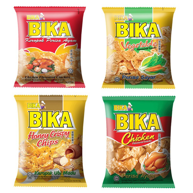 Bika Crackers 60g/70g (Chips) | Shopee Malaysia