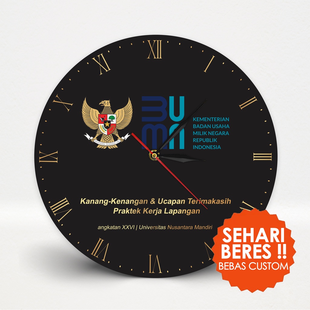 Custom Wall Clock, Agency Logo, Souvenir, Company Souvenir, Memories of ...