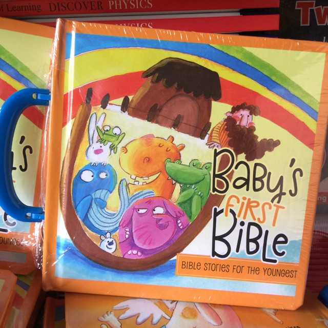 Baby's First Bible Board Book with Handle | Shopee Malaysia