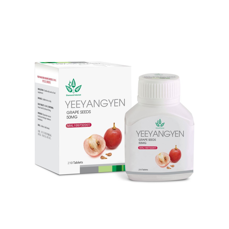 YEE YANG YEN GRAPE SEEDS 50MG- 230's | Shopee Malaysia