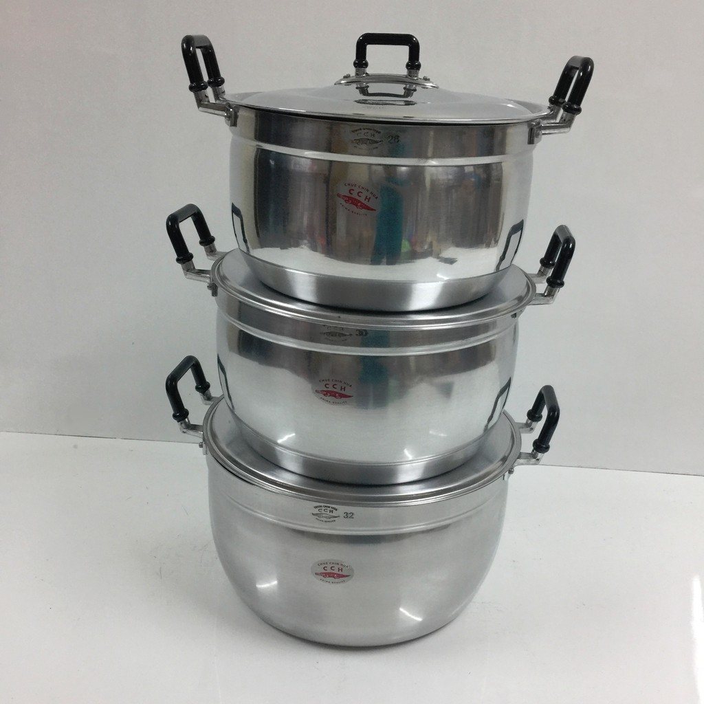 PERIUK CAP BUAYA SUSUN 3 BERTANGKAI BESAR (28/30/32CM) | Shopee Malaysia