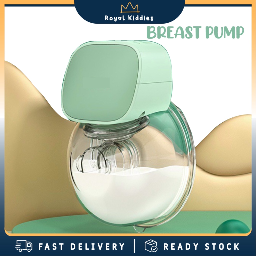 Portable Wearable Breast Pump Milk Extractor Hands-Free Wireless Upgrade USB Rechargeable Single ...