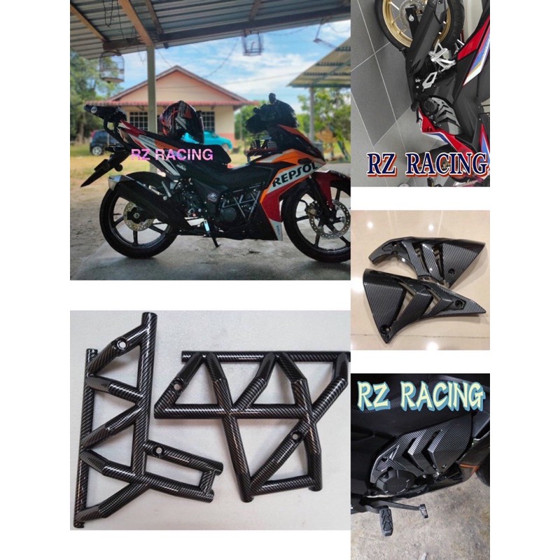 ENGINE COVER RS150 V1-V2CARBON | Shopee Malaysia