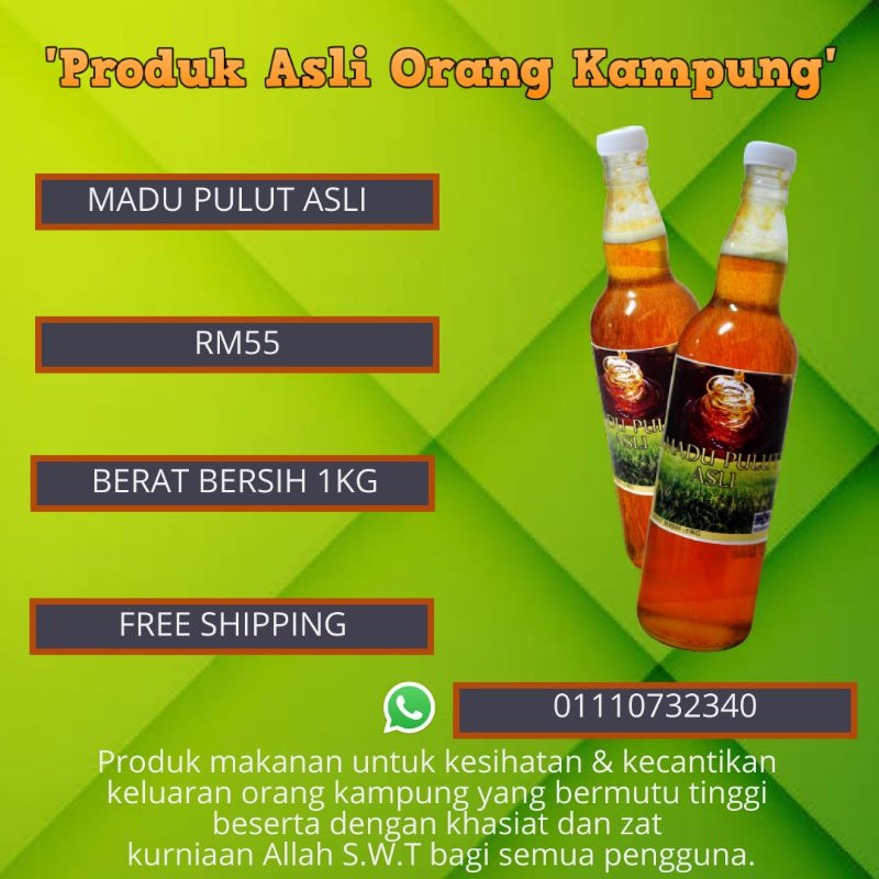 (OFFER) MADU PULUT ASLI ORIGINAL 100% | Shopee Malaysia