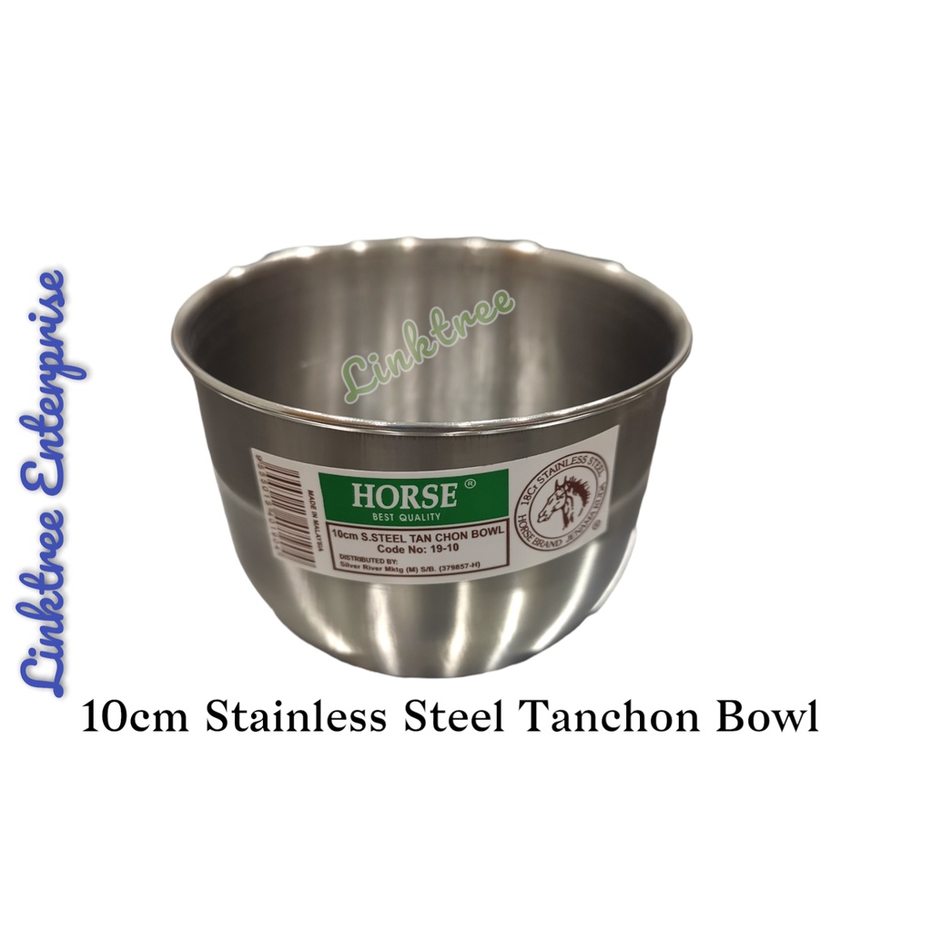 Link3 Horse 10cm Stainless Steel Tanchon Bowl (炖盅) | Shopee Malaysia
