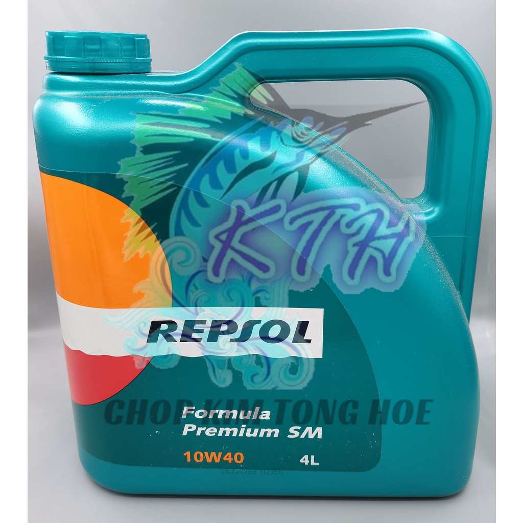 REPSOL FORMULA PREMIUM SM 10W40 4L | Shopee Malaysia