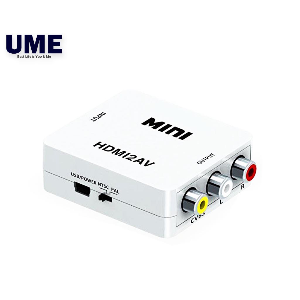 Hdmi To Av 3Rca Cvbs Composite Video Audio Converter Adapter Supporting ...