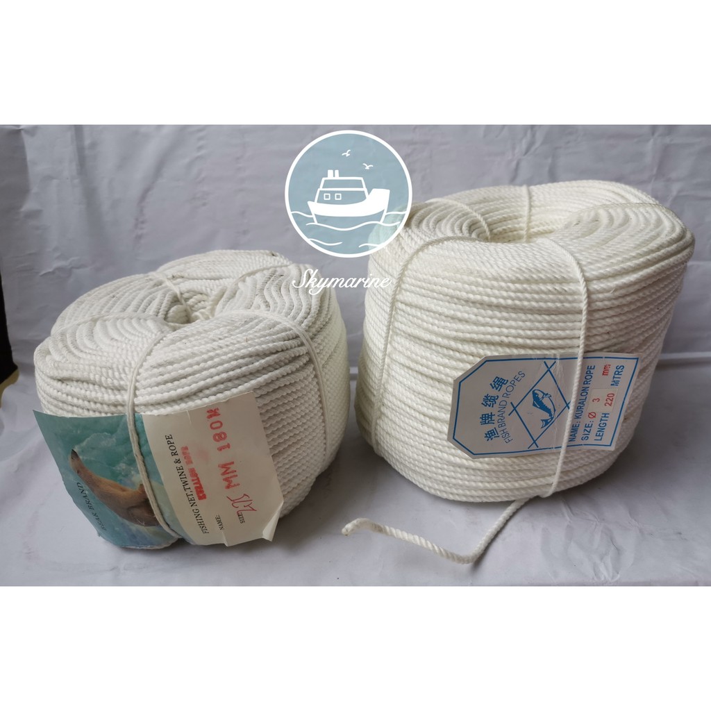 2.75mm & 3.0mm & 3.5mm & 4.0mm Kuralon Twisted Rope for Fishing Net ...